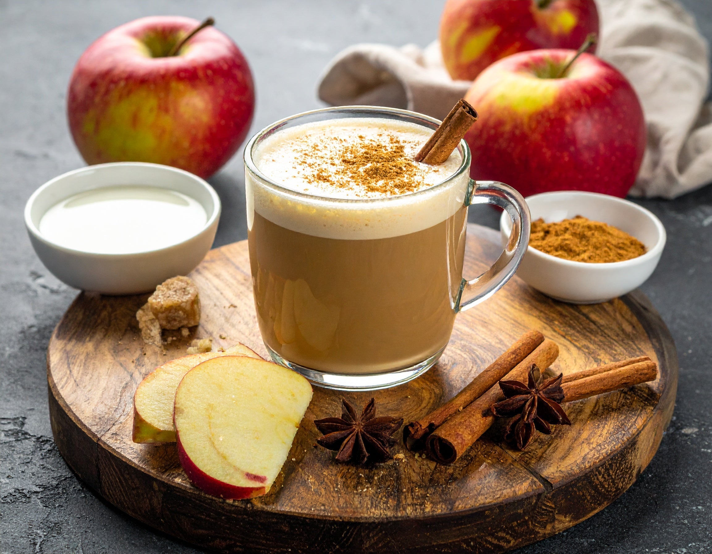 Baked Apple Tea Latte – The Herbal Tea Co