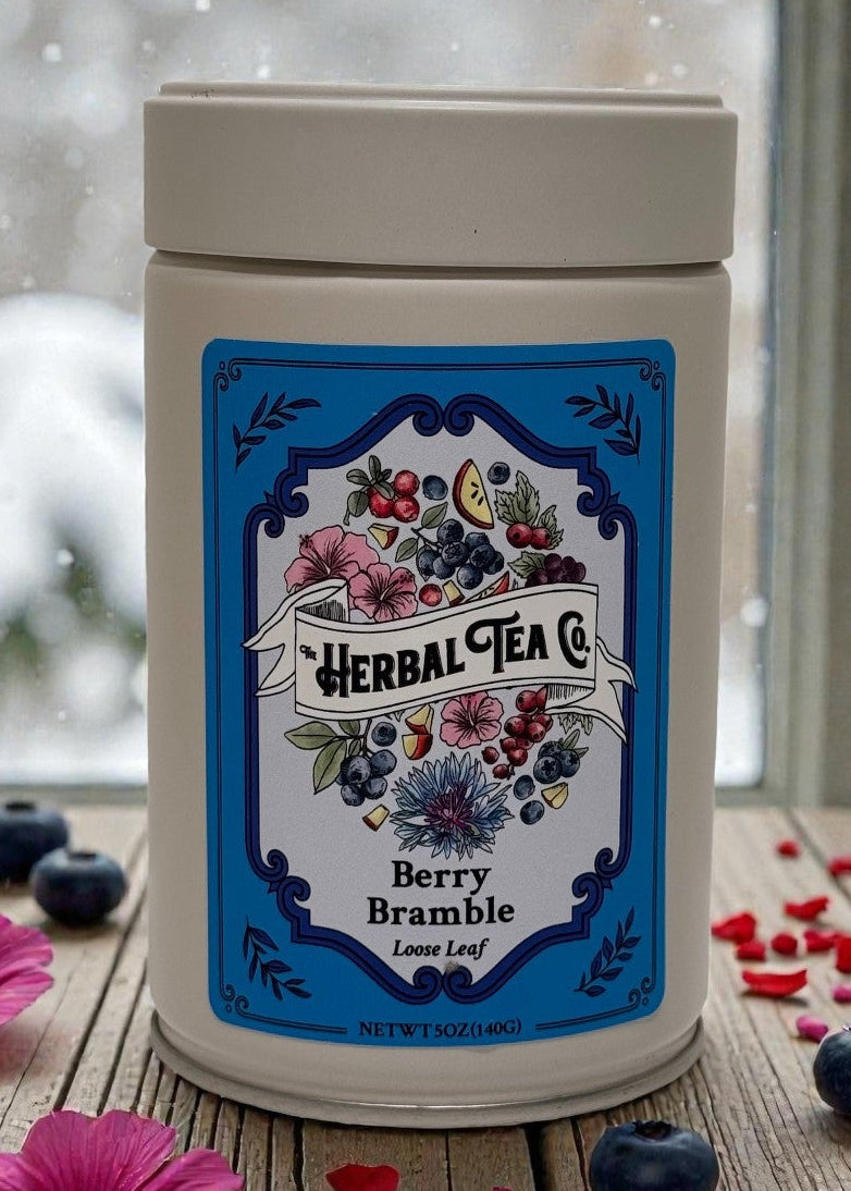 Berry Bramble Herbal Tea - Caffeine-Free Blueberry Blend | The Herbal ...